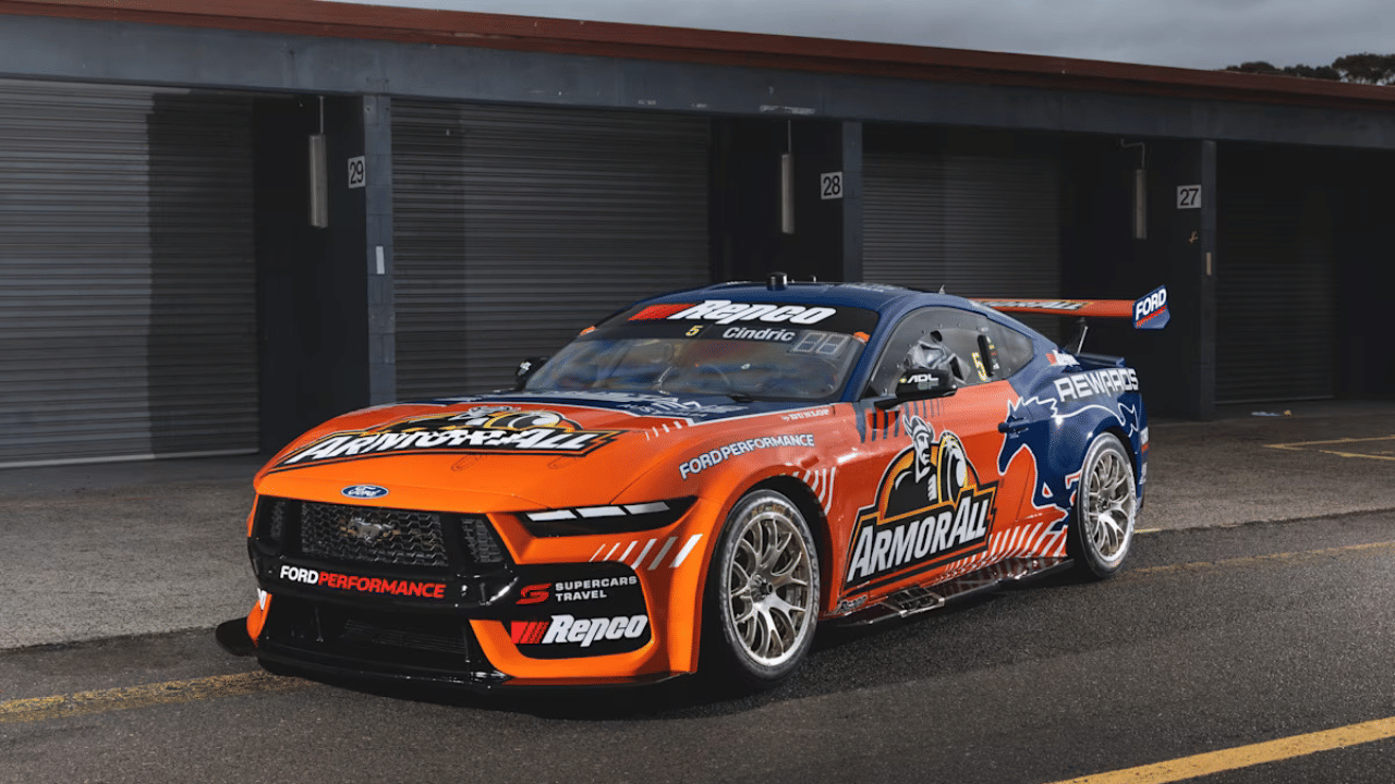 Austin Cindric Reveals Bold Mustang Paint Scheme for Adelaide Supercars ...