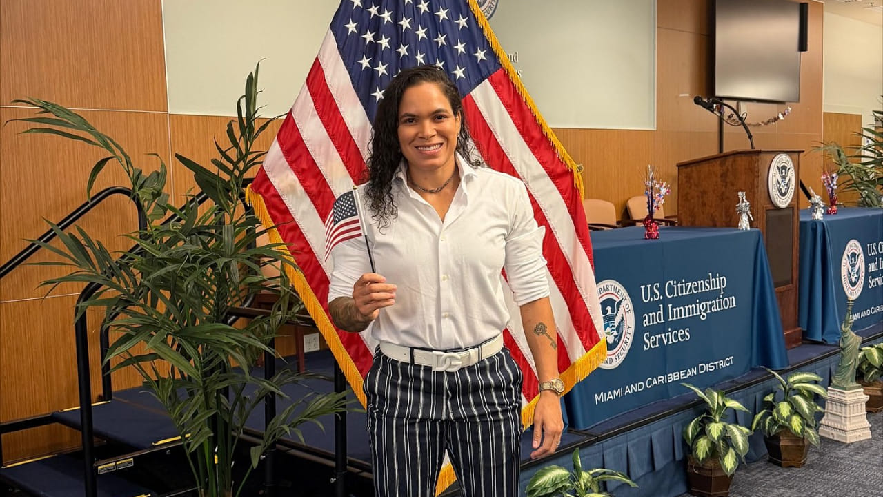 UFC Hall of Famer Amanda Nunes Officially Becomes a U.S. Citizen ...