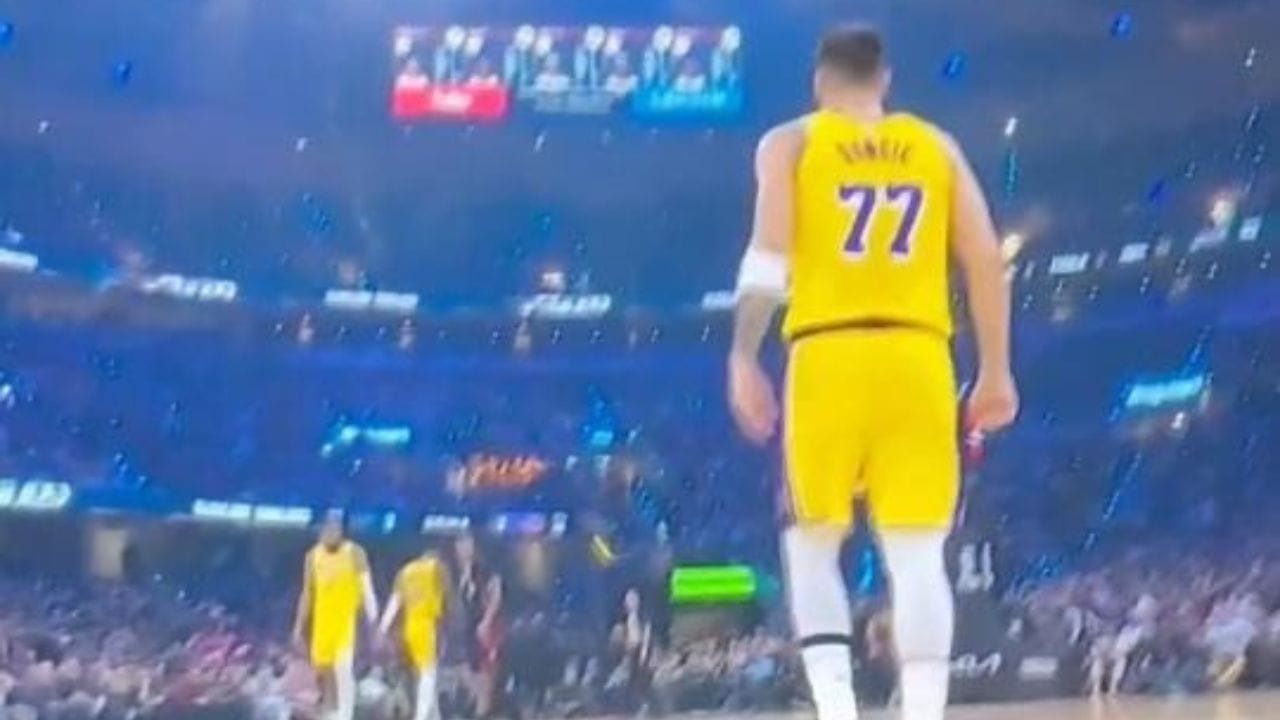 Luka Doncic Returns to Lakers vs. Cavs Game After Injury Scare | Sports ...