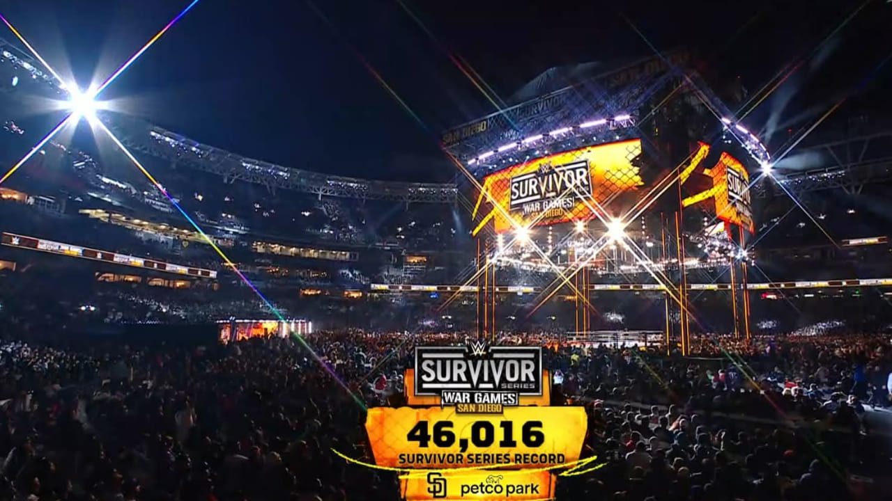 WWE Draws Largest Crowd in Survivor Series History at Petco Park Debut ...