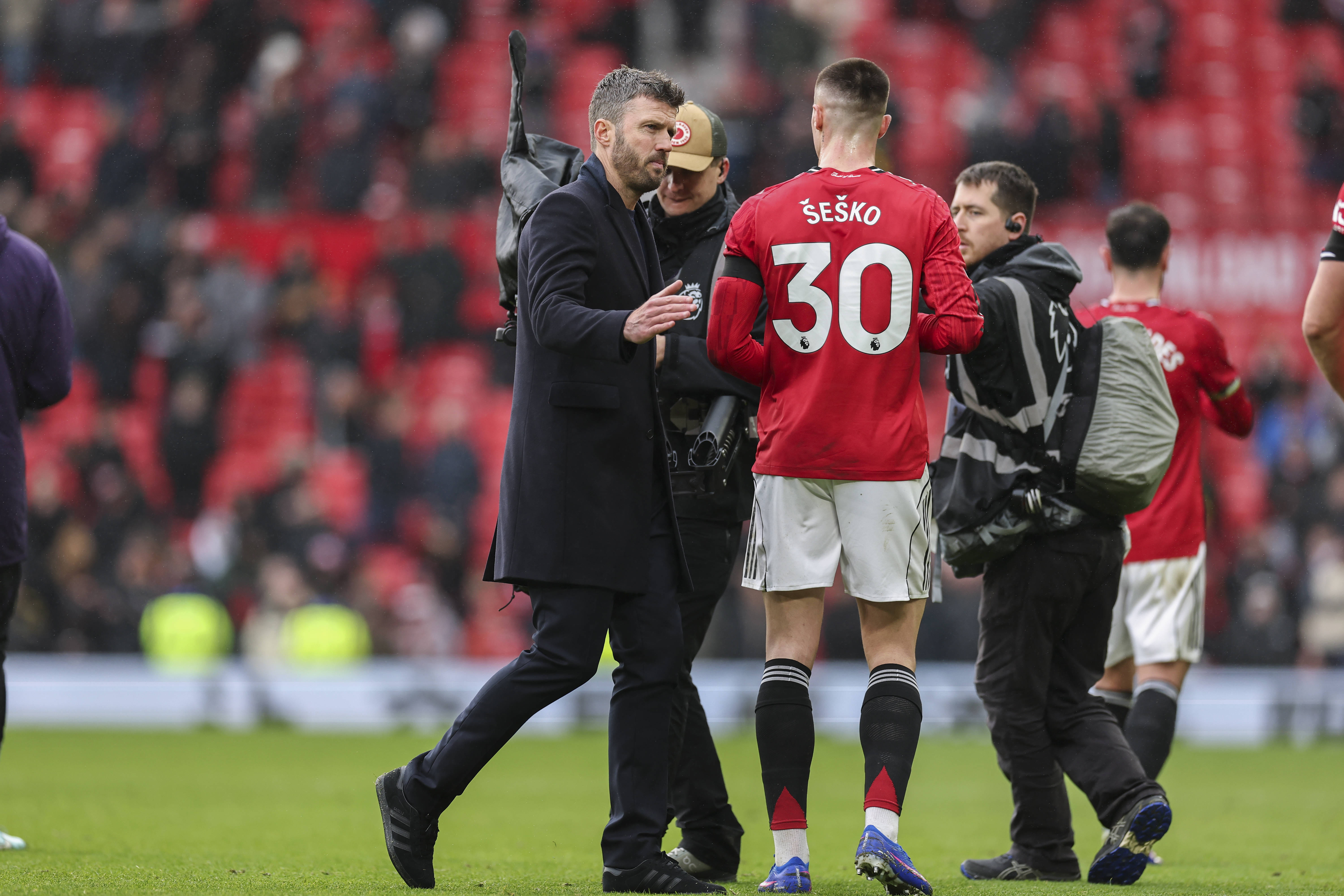 Michael Carrick Weighs Benjamin Sesko Start After 'Angry' Celebration ...